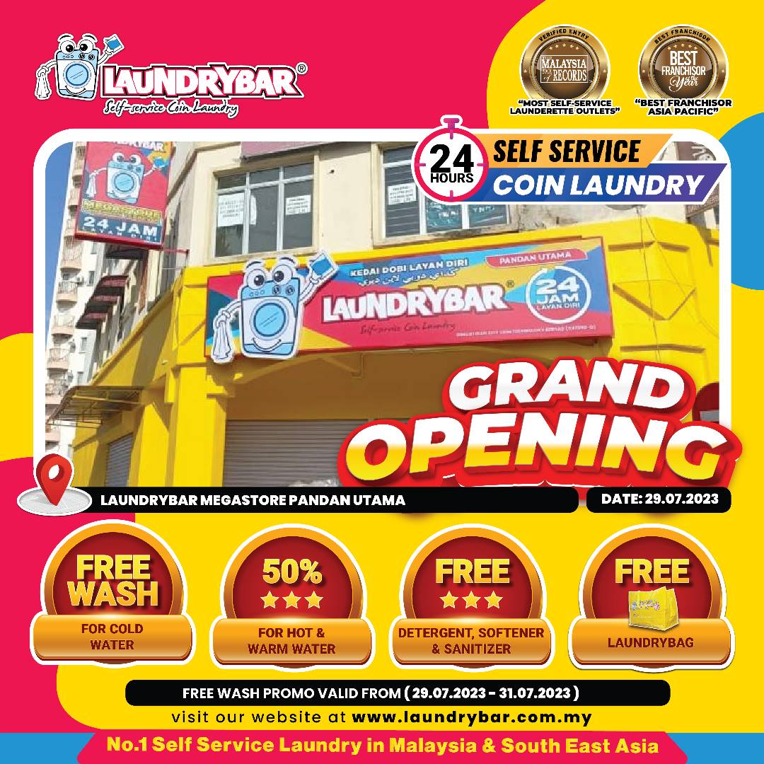 GRAND OPENING – LAUNDRYBAR MODERN MEGASTORE PANDAN UTAMA, AMPANG - LaundryBar
