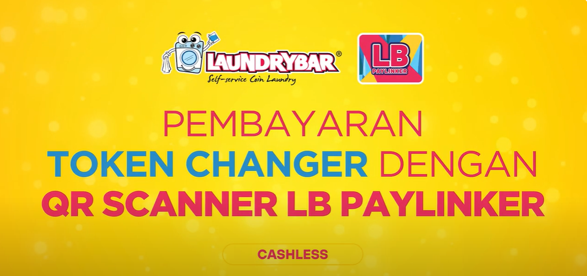 Pembayaran Token Changer Dengan Qr Scanner Lb Paylinker Laundrybar