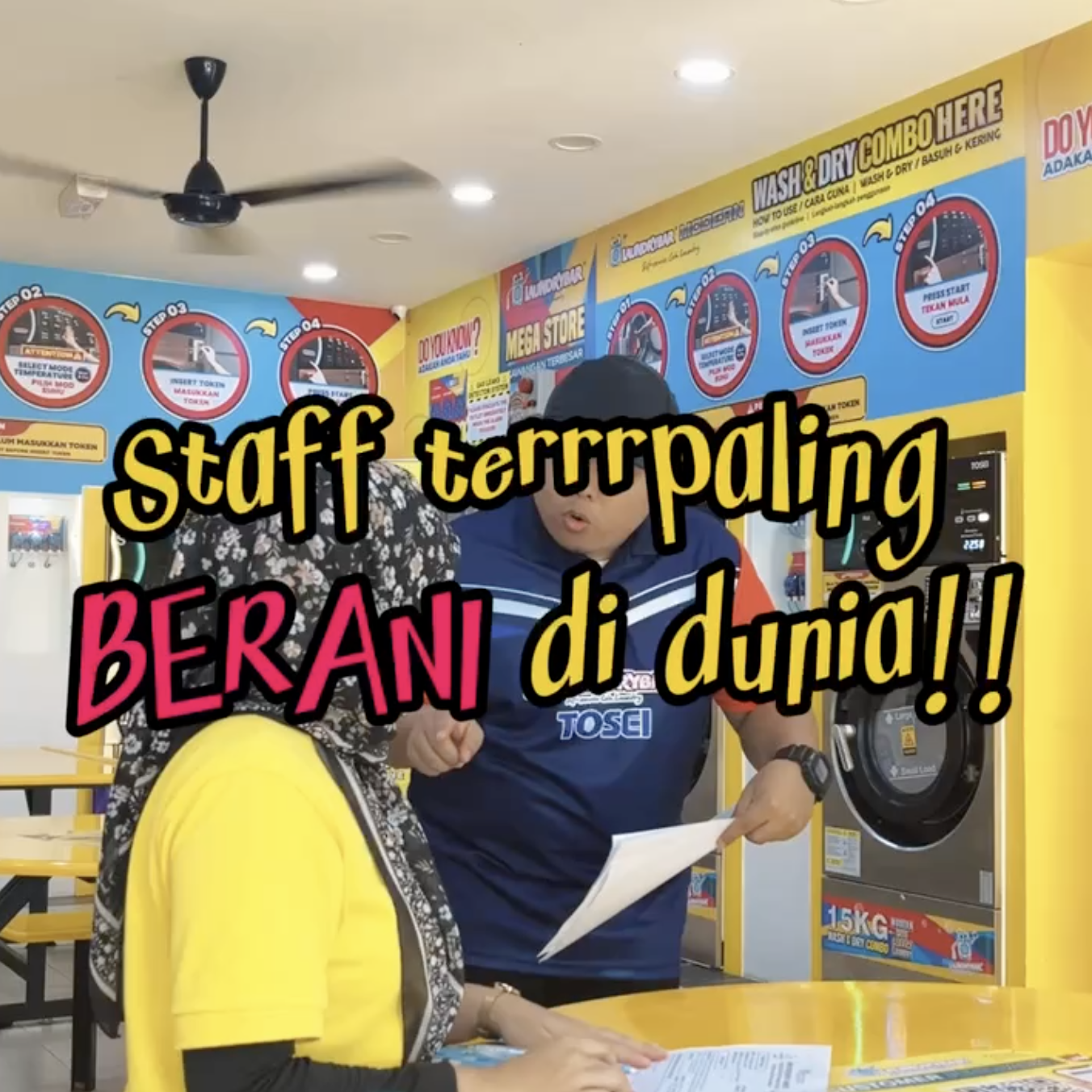 Staff terrrpaling berani di dunia!! - LaundryBar